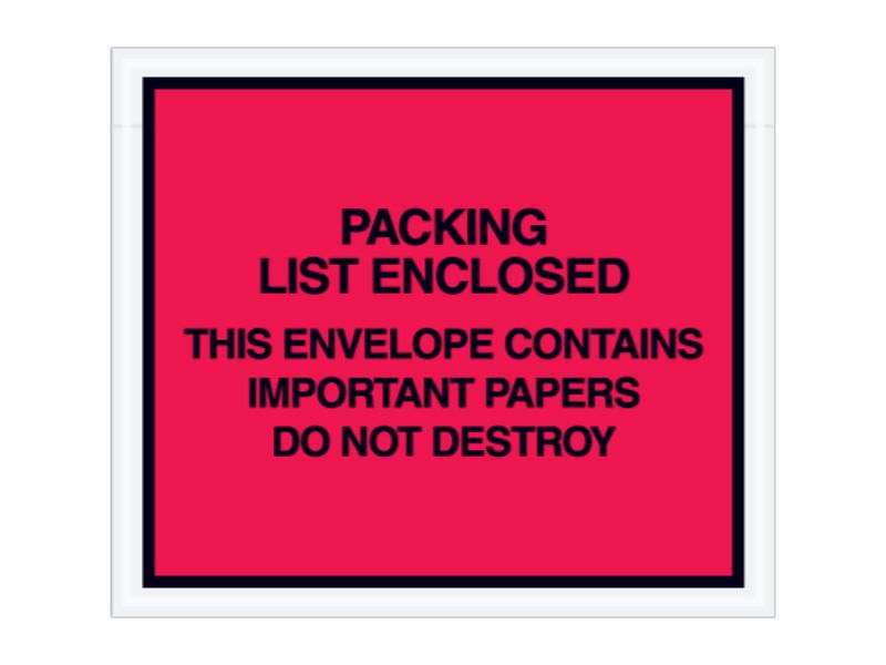 Pack Kontrol® Important Papers Enclosed Envelopes