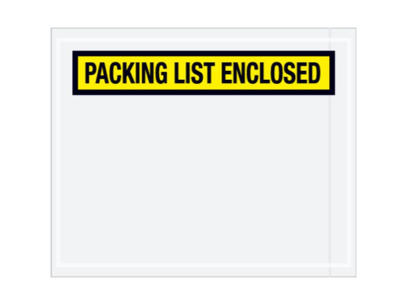 Pack Kontrol® Packing List Envelopes & Pouches