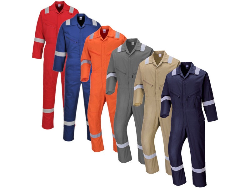 Portwest Iona Cotton Coverall - C814 | Reflective Coveralls