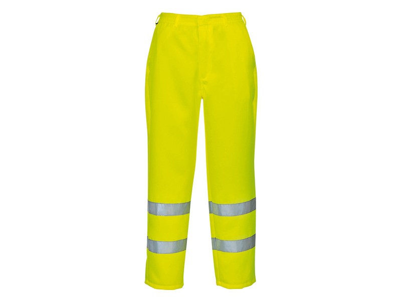 Hi Vis Polycotton Pants | Portwest Hi-Vis Polycotton Pants - E041