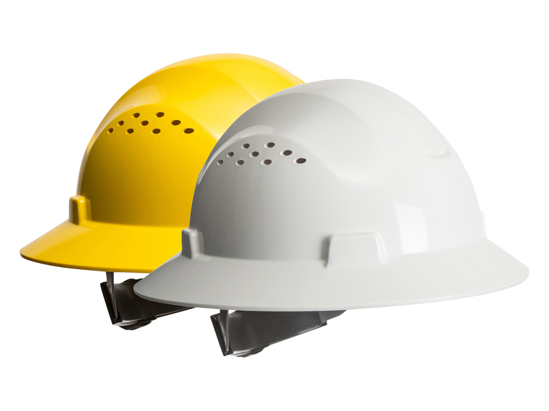 Portwest® Full Brim Vented Hard Hat - PS52