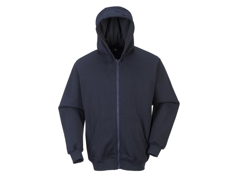 Portwest Flame Resistant (FR) Hooded Sweatshirt With Zipper - UFR81