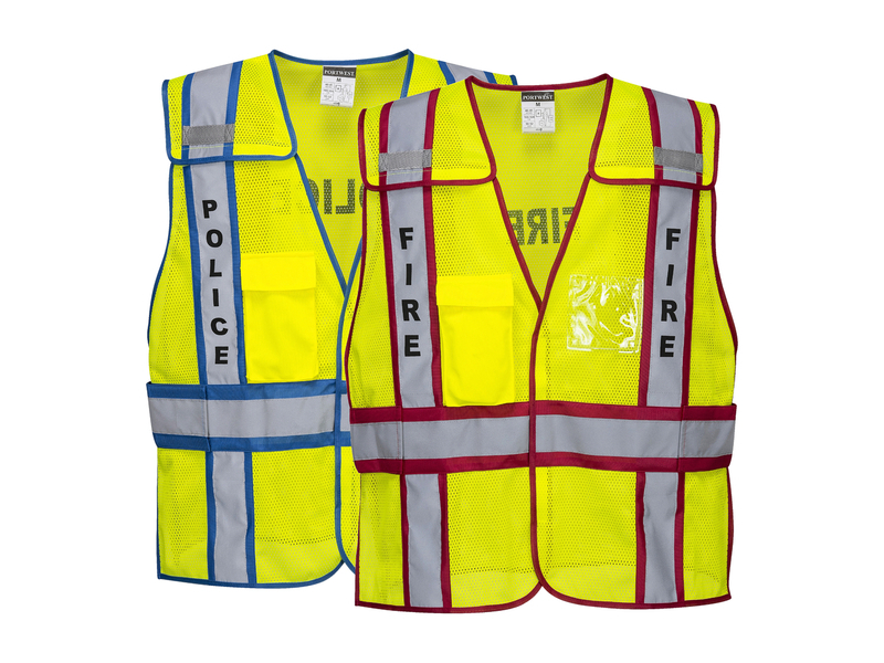 Hi Vis Public Safety Vest | Mesh Vest
