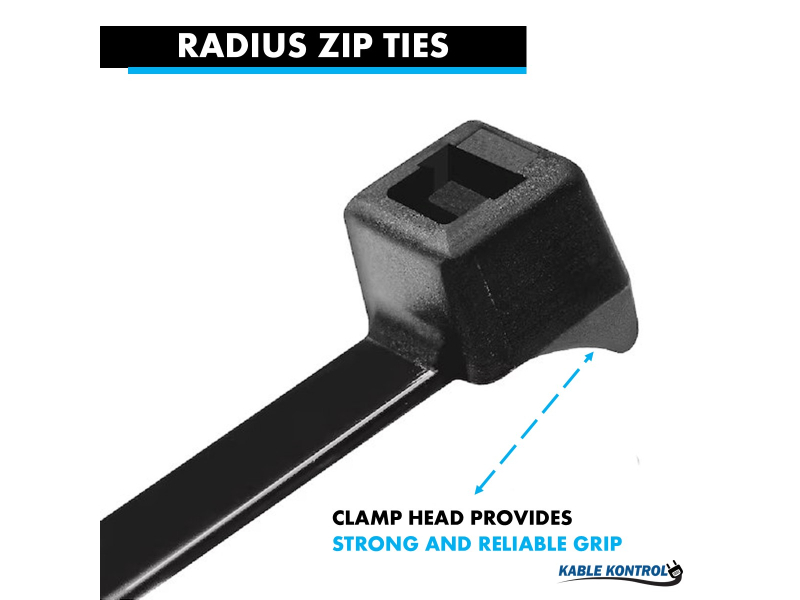 Fuel Line Radius Cable Zip Ties | Superior Durability | Kable Kontrol®