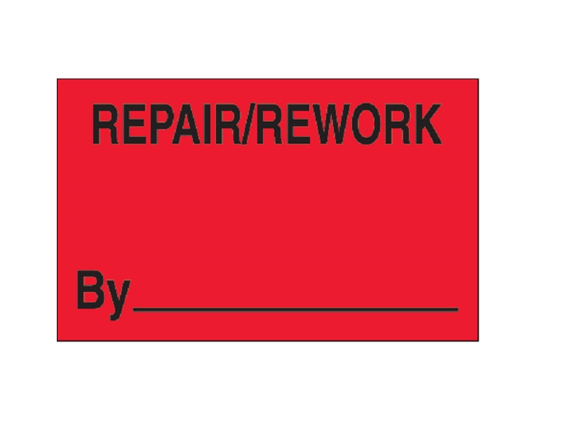 Repair/Rework By Fluorescent Red Labels