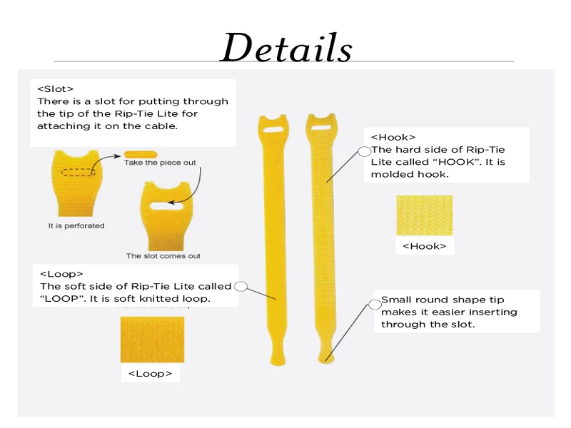 1/2 Inch Wide Rip-Tie Lite