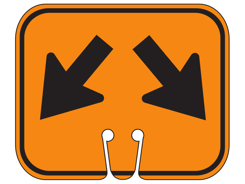 Traffic Cone Top Signs - JBC®