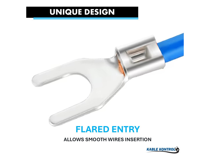 Non Insulated Spade Wire Terminal - Electrical Connector