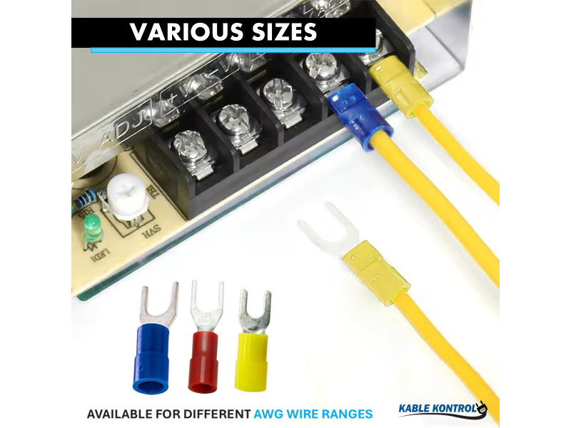 Nylon Insulated Spade Wire Terminal - Electrical Connector