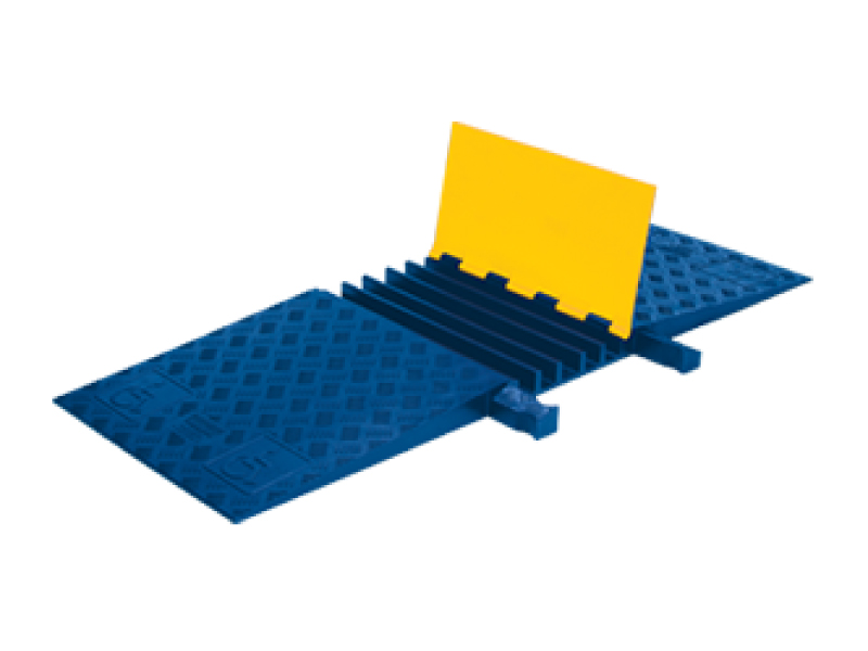 Yellow Jacket® 5 Channel ADA Cable Ramp - Yellow and Blue